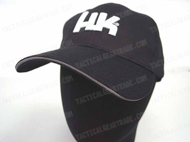 H&K Heckler and Koch Baseball Cap Hat Black for $5.24 Tacticalgeartrade-uk