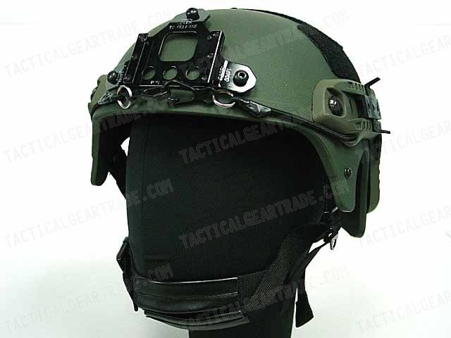 IBH Helmet with NVG Mount & Side Rail OD for $52.99 Tacticalgeartrade-uk
