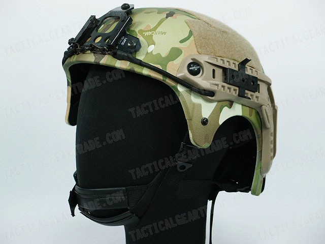 IBH Helmet with NVG Mount & Side Rail Multi Camo for $62.99 ...