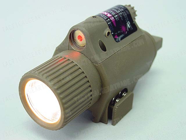 OP M6 65Lm Xenon Tactical Flashlight & Red Laser Sight Tan for $31.49 ...
