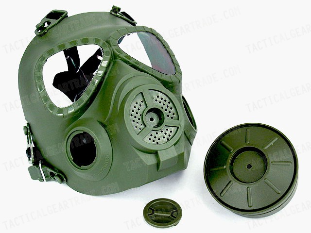 Full Face Dummy Gas Mask with Fan Ventilation OD for $20.99 ...