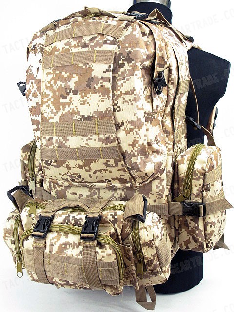 CamelPack Tactical Molle Assault Backpack Digital Desert Camo for $34. ...