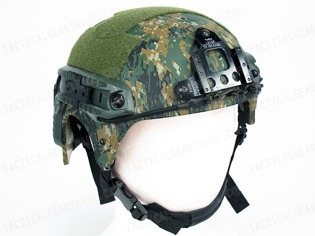 IBH Helmet with NVG Mount & Side Rail Digital Camo Woodland for $62.99 ...