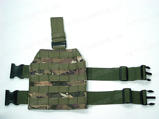 Airsoft Molle Drop Leg Panel Platform Multi Camo for $8.39 ...