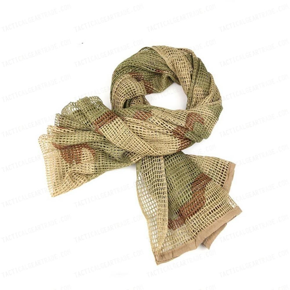 Face Veil Mesh Netting Scarf Mask Desert Camo for $8.99 ...